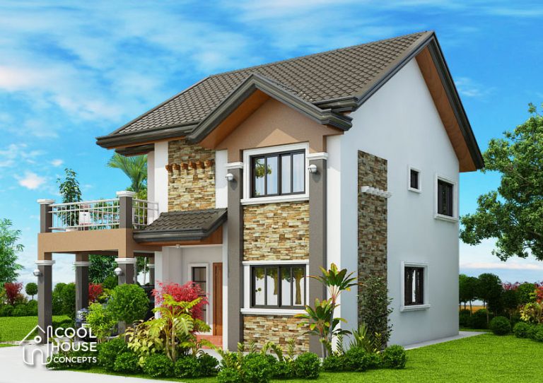 Four Bedroom Two Storey House Design - Cool House Concepts