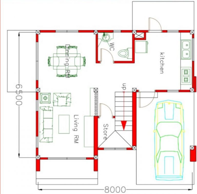 Three Bedroom Two Storey House Plan With 96 Sq. M. Floor Area - Cool ...