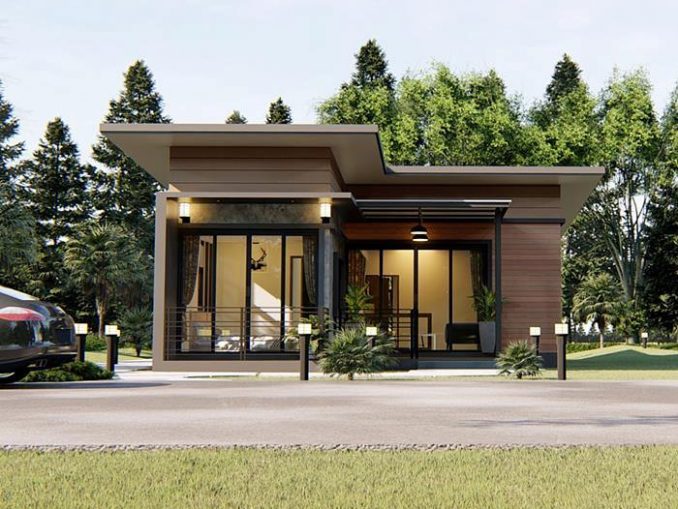 Lovely-painted two-bedroom house - Cool House Concepts