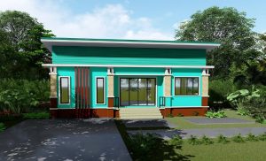 Lovely-painted two-bedroom house - Cool House Concepts